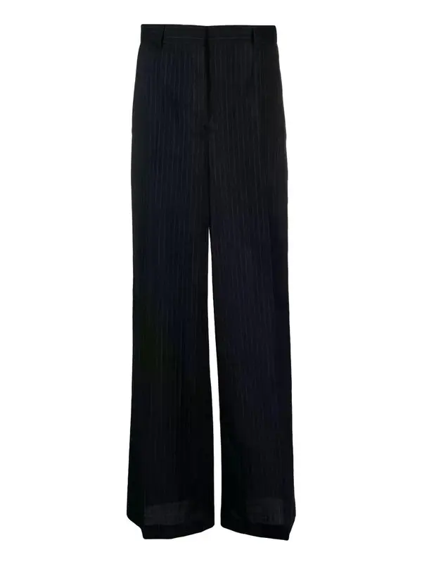 N°21 Tailored Pinstripe Trousers - Blue