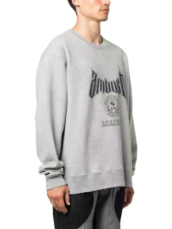 AMBUSH Academy Cotton Sweatshirt - Grey