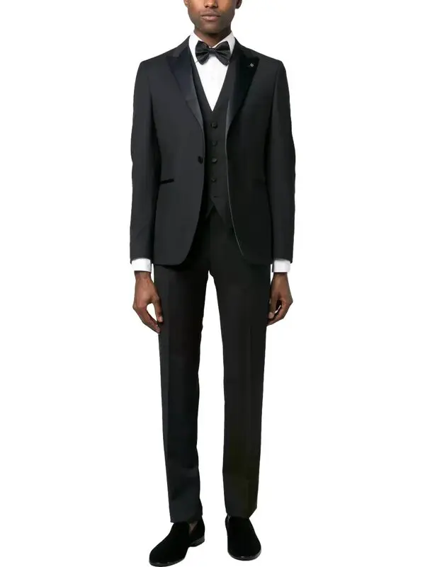 Tagliatore Single-breasted Virgin-wool Suit - Blue