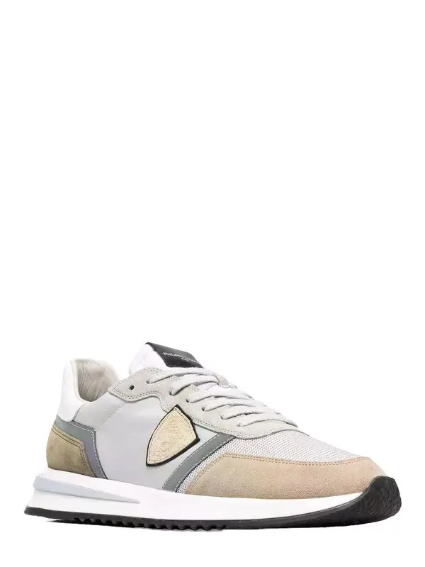 Philippe Model Side Logo-patch Sneakers - Neutrals