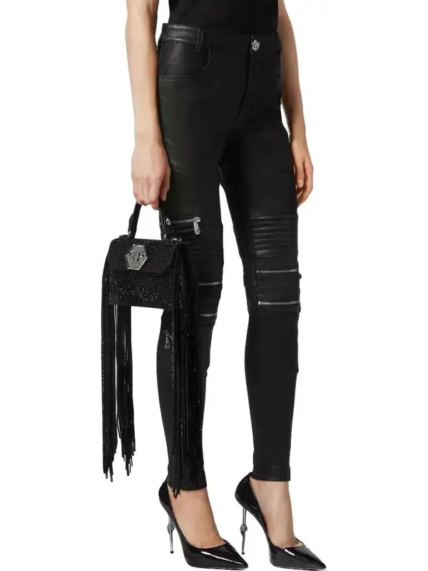 Philipp Plein Crystal-embellished Tote Bag - Black