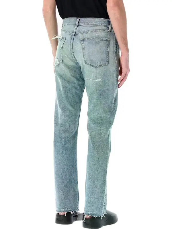 Fear Of God Ripped-detailing Jeans - Blue