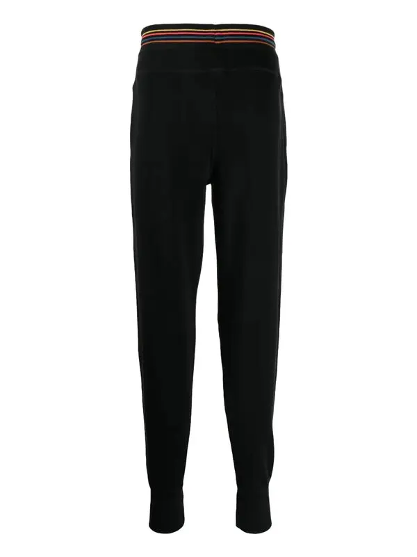 Paul Smith Stripe-trim Track Pants - Black
