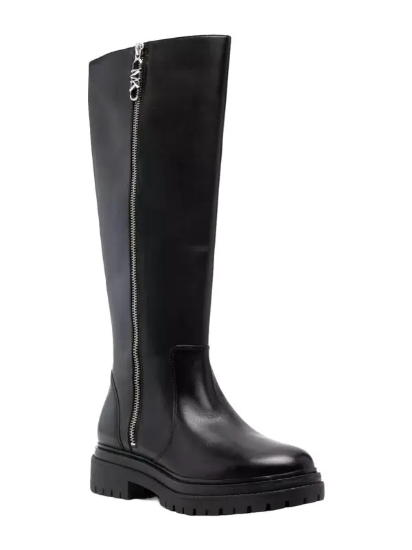 Michael Kors Regan Knee-high Leather Boots - Black