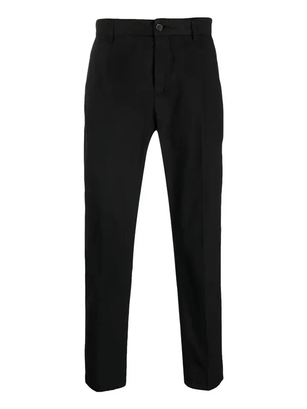 DEPARTMENT 5 Logo-patch Straight-leg Trousers - Black