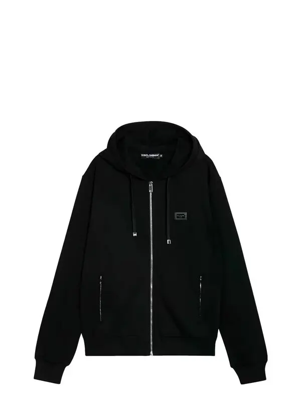 Dolce & Gabbana Cotton Hoodie - Black