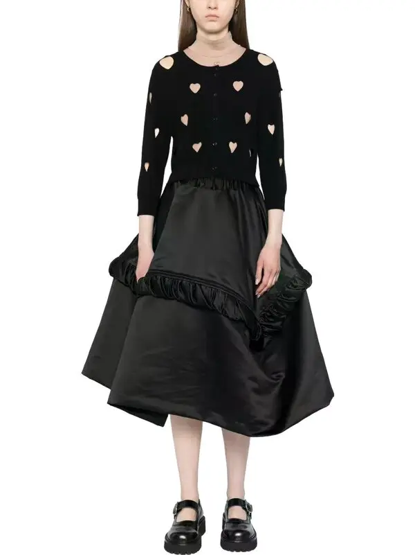 Comme Des Garçons Asymmetric Skirt - Black