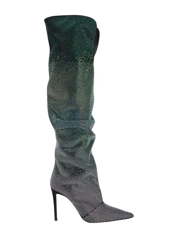 GIUSEPPE ZANOTTI 105mm Gz Gala Caleido Knee-high Boots - Black