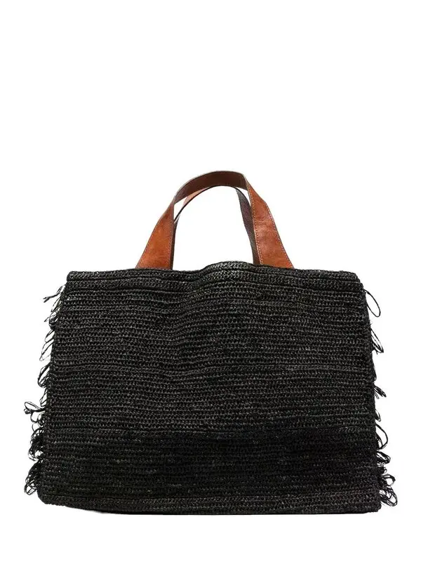 IBELIV Onja Woven Tote Bag - Black