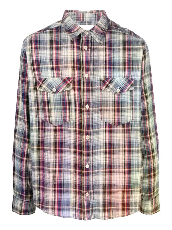 MARANT Lydian Checked Shirt - Blue
