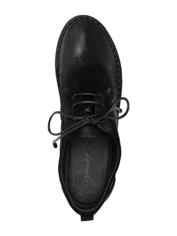 Marsèll Sancrispa Alta Suede Derby Shoes - Black