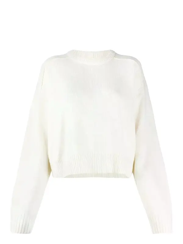 Loulou De Saison Cropped Knit Jumper - Neutrals