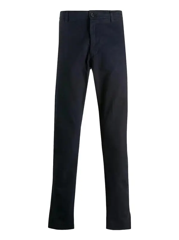 Aspesi Straight-leg Cotton Trousers - Blue
