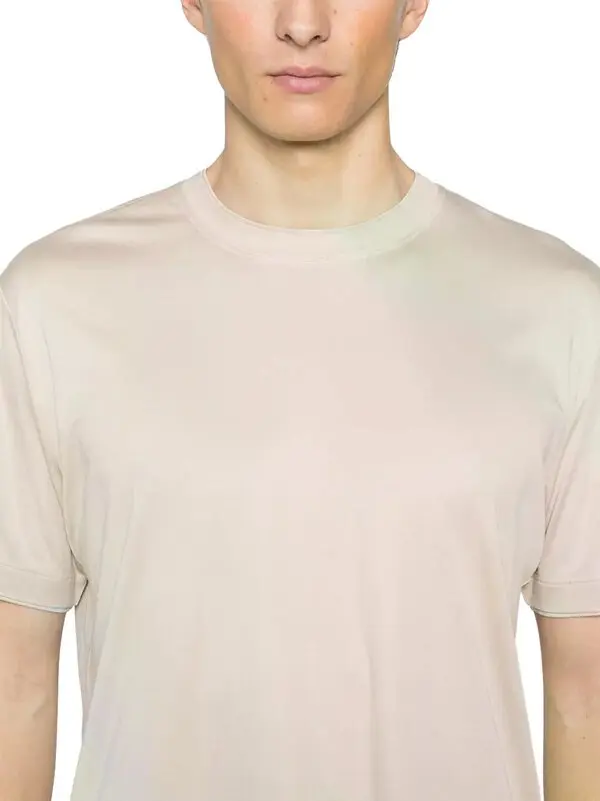 Eleventy Layer-detailed T-shirt - Neutrals