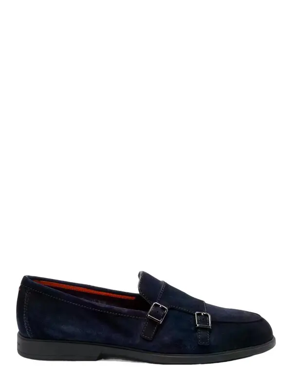 Santoni Suede Loafers - Blue