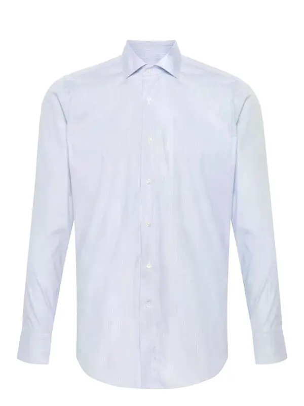 Canali Striped Shirt - Blue