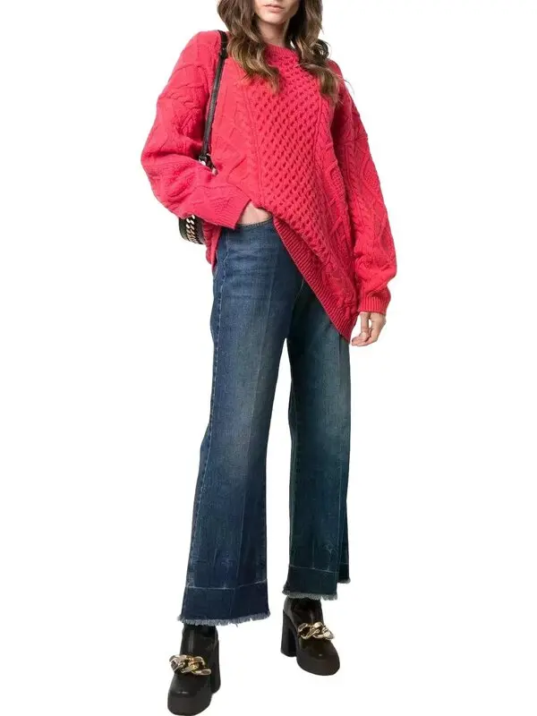 Stella McCartney Cropped Flared Jeans - Blue