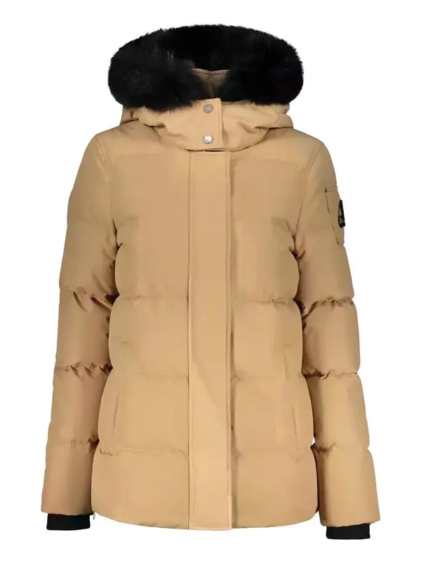 Moose Knuckles Hooded Down Jacket - Neutrals