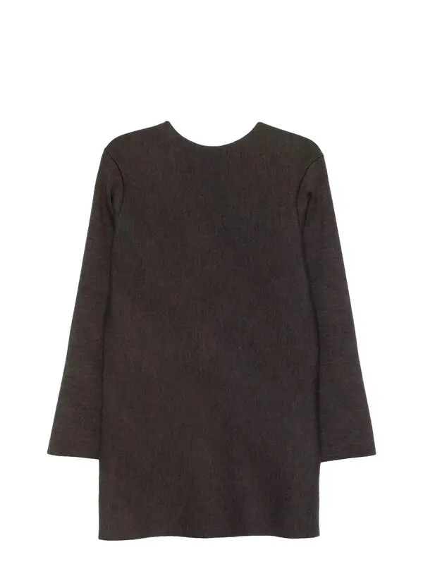 Khaite Elle Mini Dress - Brown