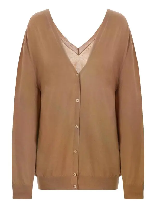 Prada Cashmere Cardigan - Brown