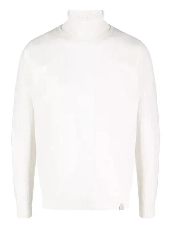 Brioni Roll-neck Cashmere Jumper - Neutrals