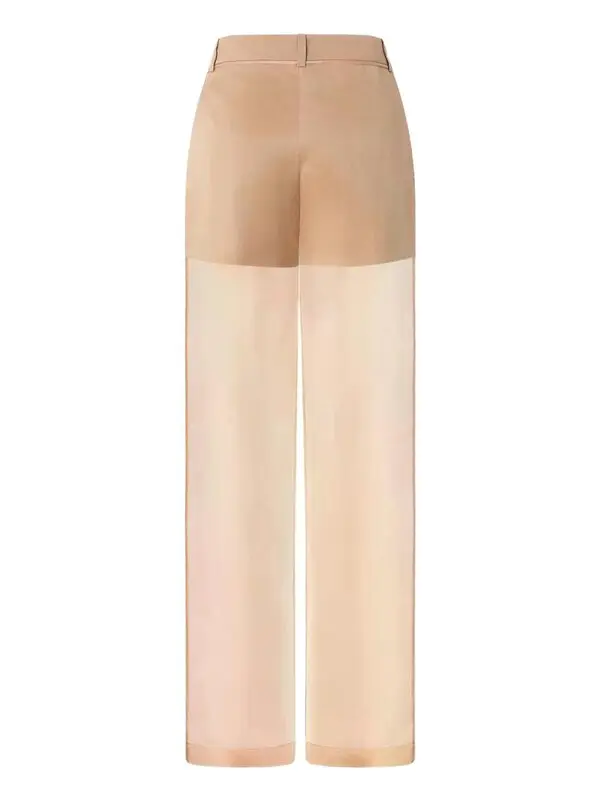 Pinko Panelled Straight Trousers - Brown