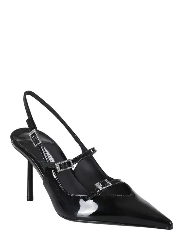 LE SILLA 80mm Leather Pumps - Black
