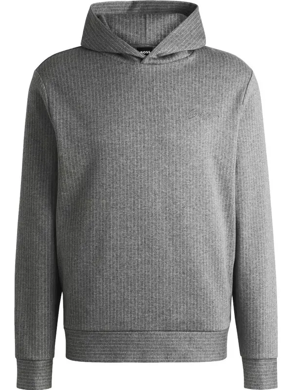 BOSS Classic Cotton Hoodie - Grey