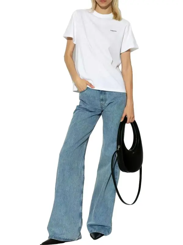 Coperni Wide-leg Mid-rise Jeans - Blue
