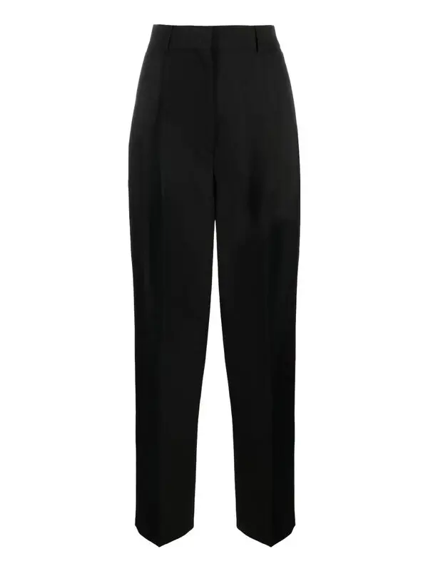 TOTEME Double-pleated Tailored Trousers - Black