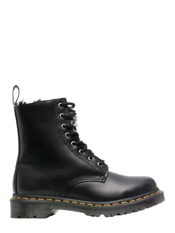 Dr. Martens 1460 Serena Originals Lace Up Ankle Boots - Black