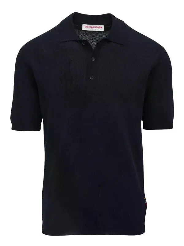 Orlebar Brown Button-placket Detail Polo Shirt - Blue