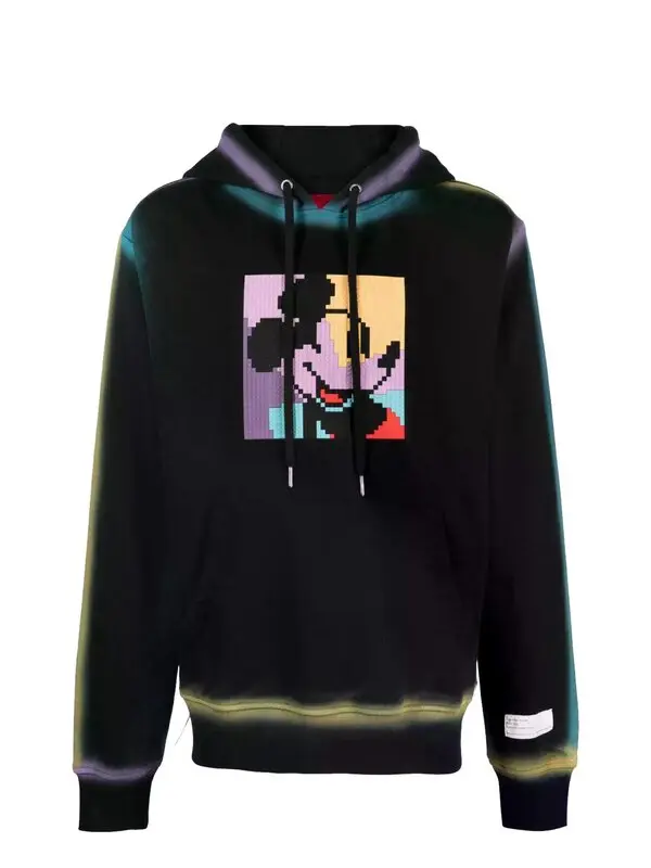 MOSTLY HEARD RARELY SEEN 8-BIT Legendary Mouse Graphic-print Cotton Hoodie - Black