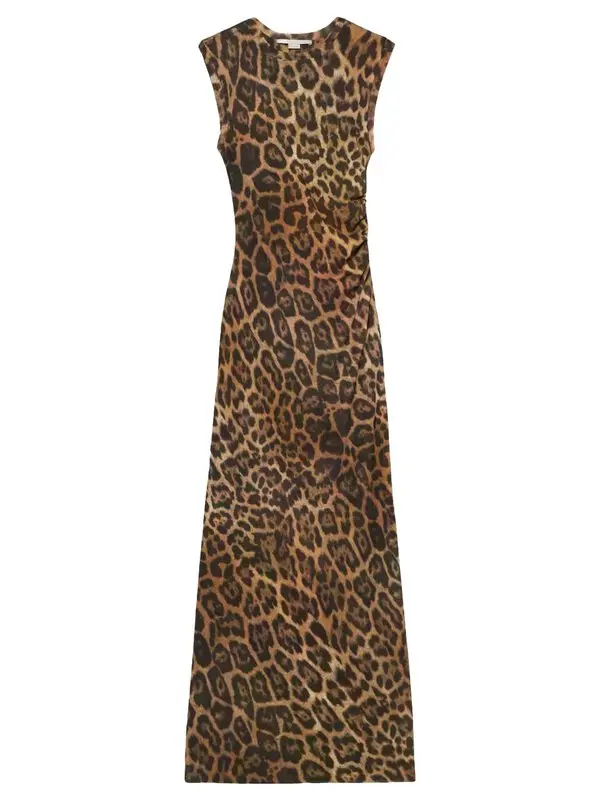 Stella McCartney Leopard Print Maxi Dress - Neutrals