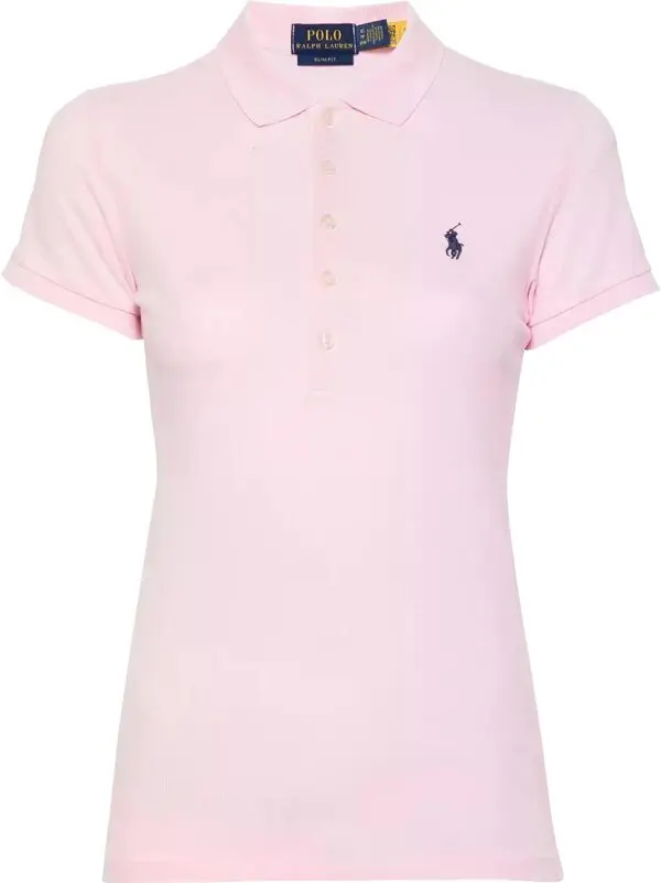 Polo Ralph Lauren Polo Pony Cotton Polo Shirt - Pink