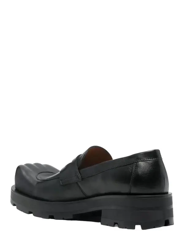 CHARLES JEFFREY Moccasin Moggies Loafers - Black