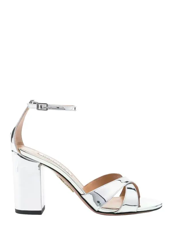 AQUAZZURA Divine 90mm Sandals - Silver