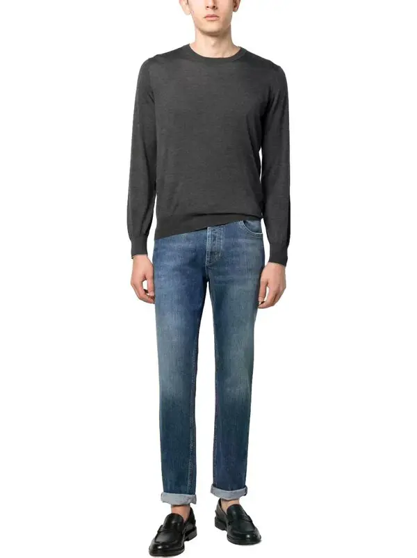 Brunello Cucinelli Mid-rise Cotton Jeans - Blue