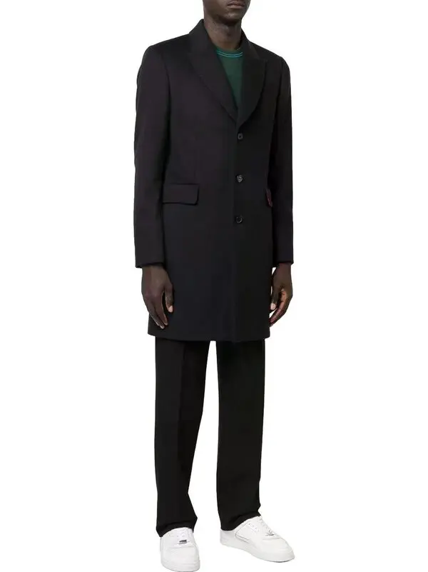 Paul Smith Single-breasted Coat - Blue