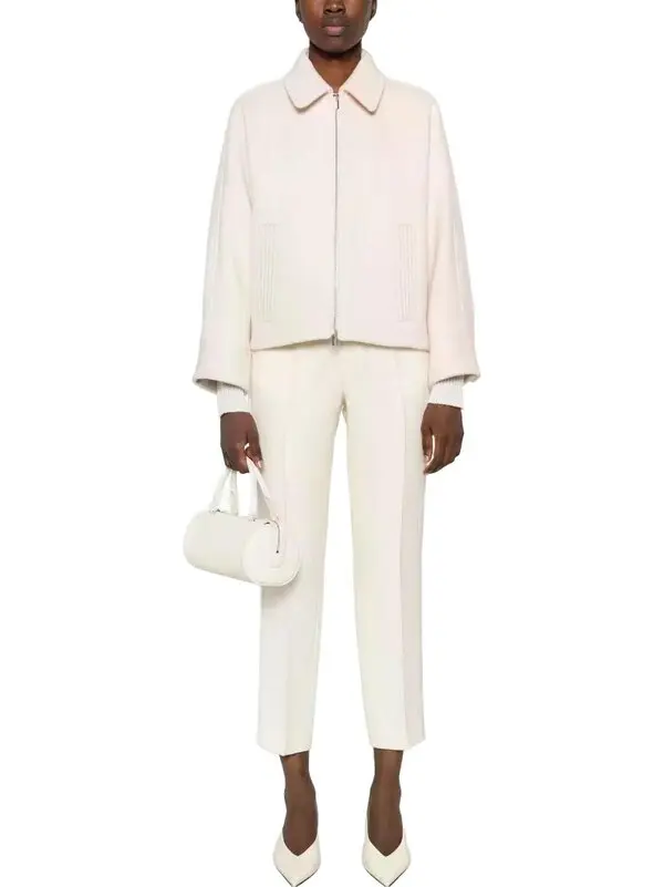 Fabiana Filippi Satin-trim Trousers - Neutrals