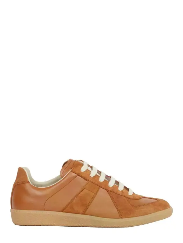 MAISON MARGIELA Replica Lace-up Sneakers - Brown