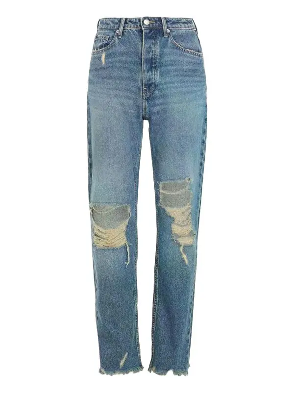 Tommy Hilfiger Ripped Detailing Jeans - Blue