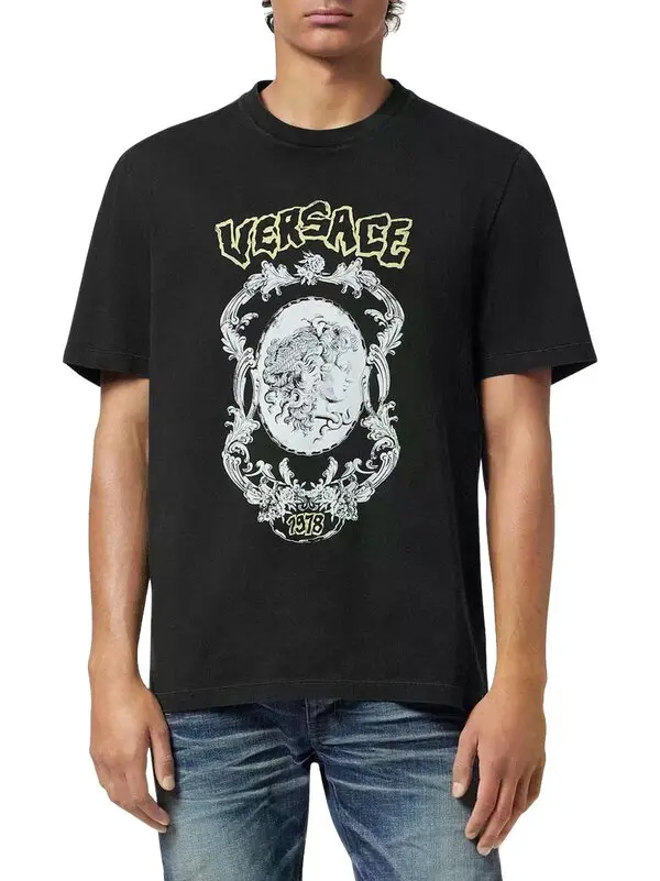 Versace Punk Cameo T-shirt - Black