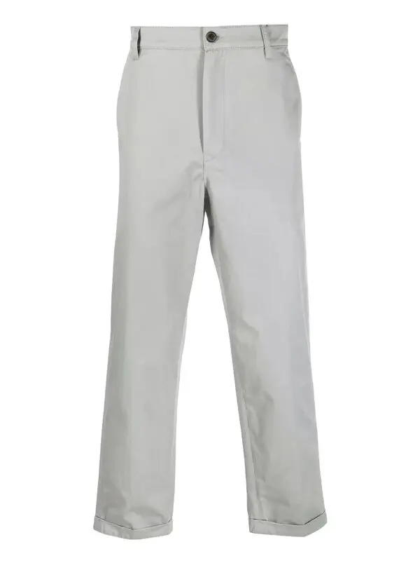 Kenzo Straight-leg Tailored Trousers - Grey