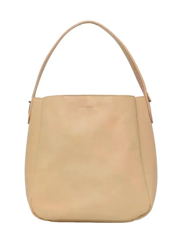TWINSET Logo Cross Body Bag - Neutrals