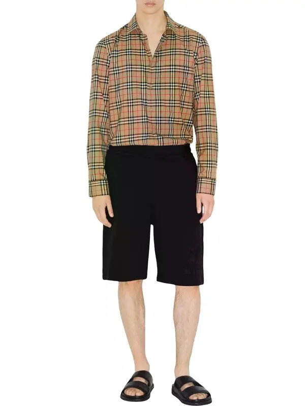 Burberry Vintage Check-pattern Cotton Shirt - Neutrals