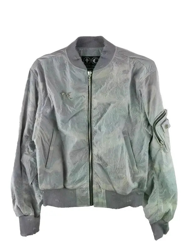 THUG CLUB Charlie Bomber Jacket - Grey