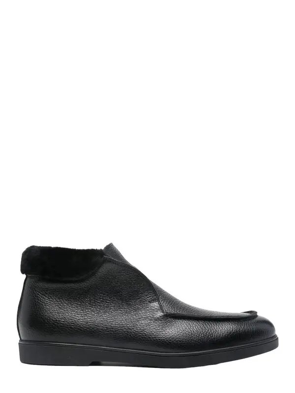 Casadei Cervo Leather Boots - Black