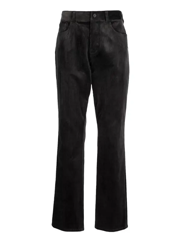Vince Wide Wale Corduroy Cotton Trousers - Grey