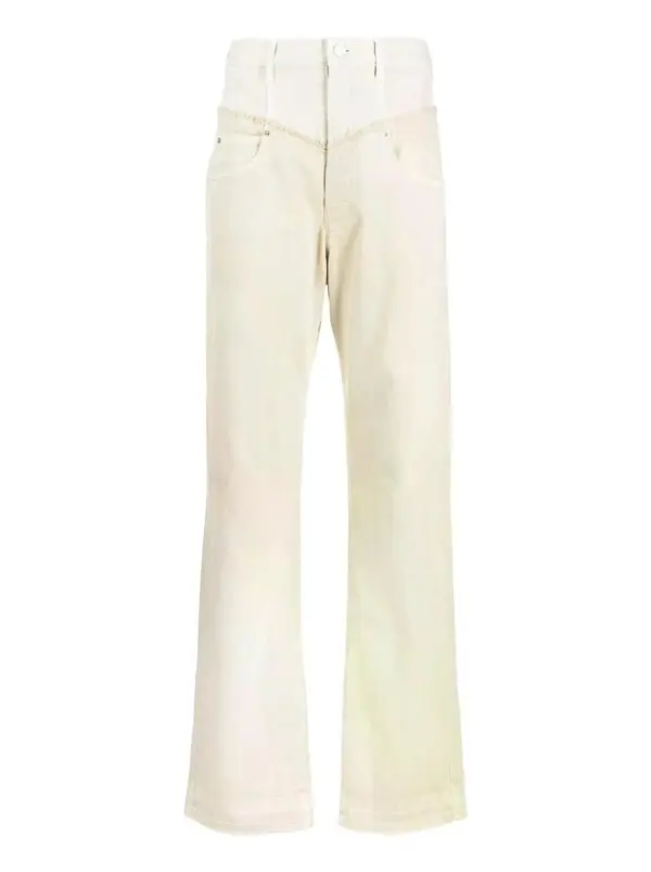 Isabel Marant Étoile Noemie Straight-leg Jeans - Neutrals
